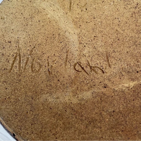 Dining | Studio Art Ceramic Bowl And 3 Mini Mugs Set Signed Pottery ...